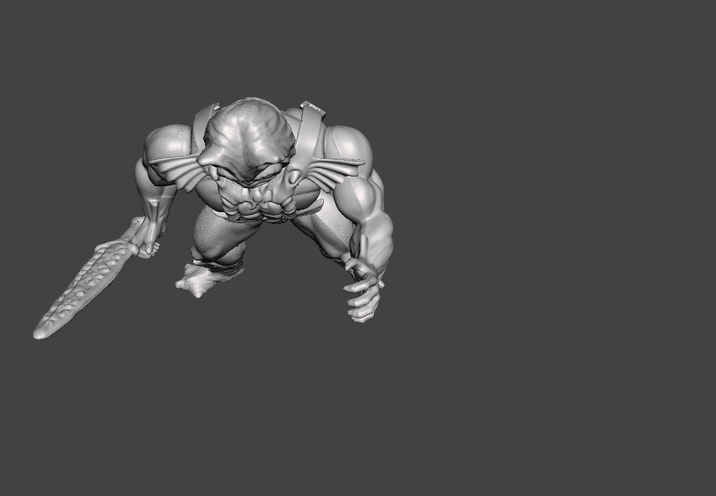 3D file MERMAN VINTAGE ACTION FIGURE (COMPLETE) 🧜‍♂️ ・3D print model to ...