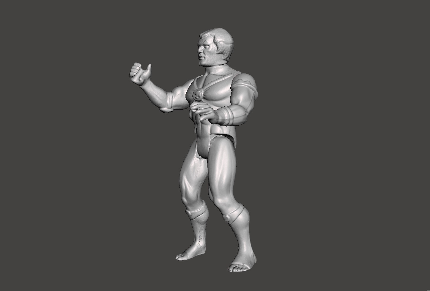 3D file TIGRO THUNDERCAST VINTAGE ACTION FIGURE 🎨 ・3D print design to ...