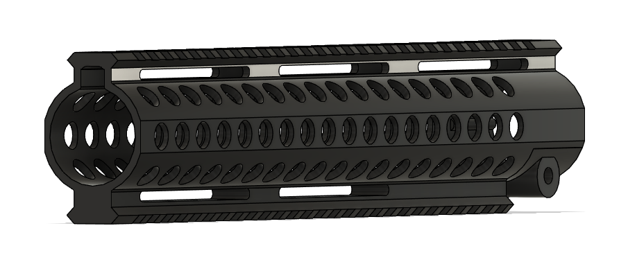 Stl File 9 Different Airsoft M4 Ar15 Keymod Mlok And Picatinny Rails