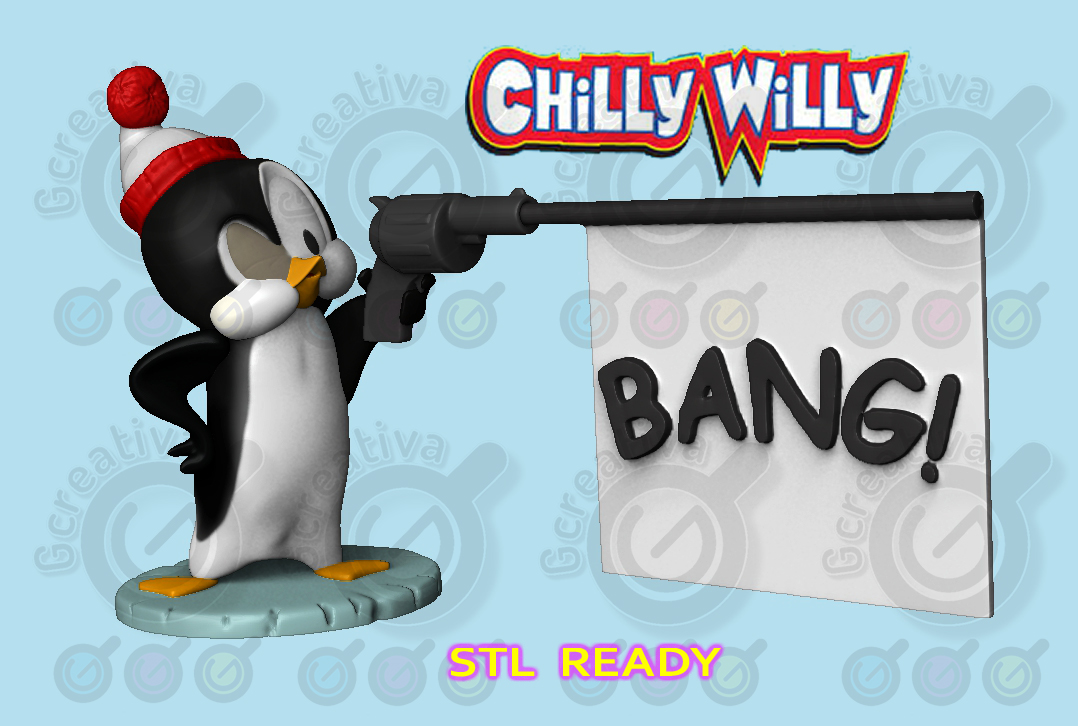 STL file CHILLY WILLY 🎨 ・Template to download and 3D print・Cults