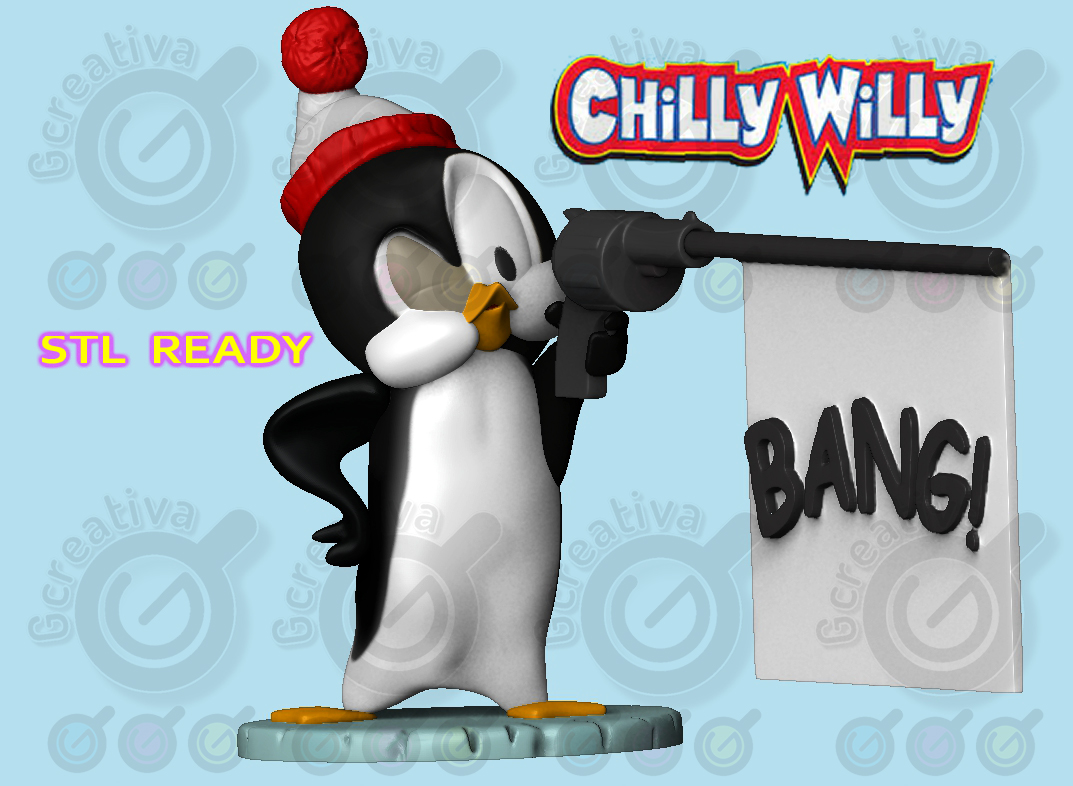STL file CHILLY WILLY 🎨 ・Template to download and 3D print・Cults