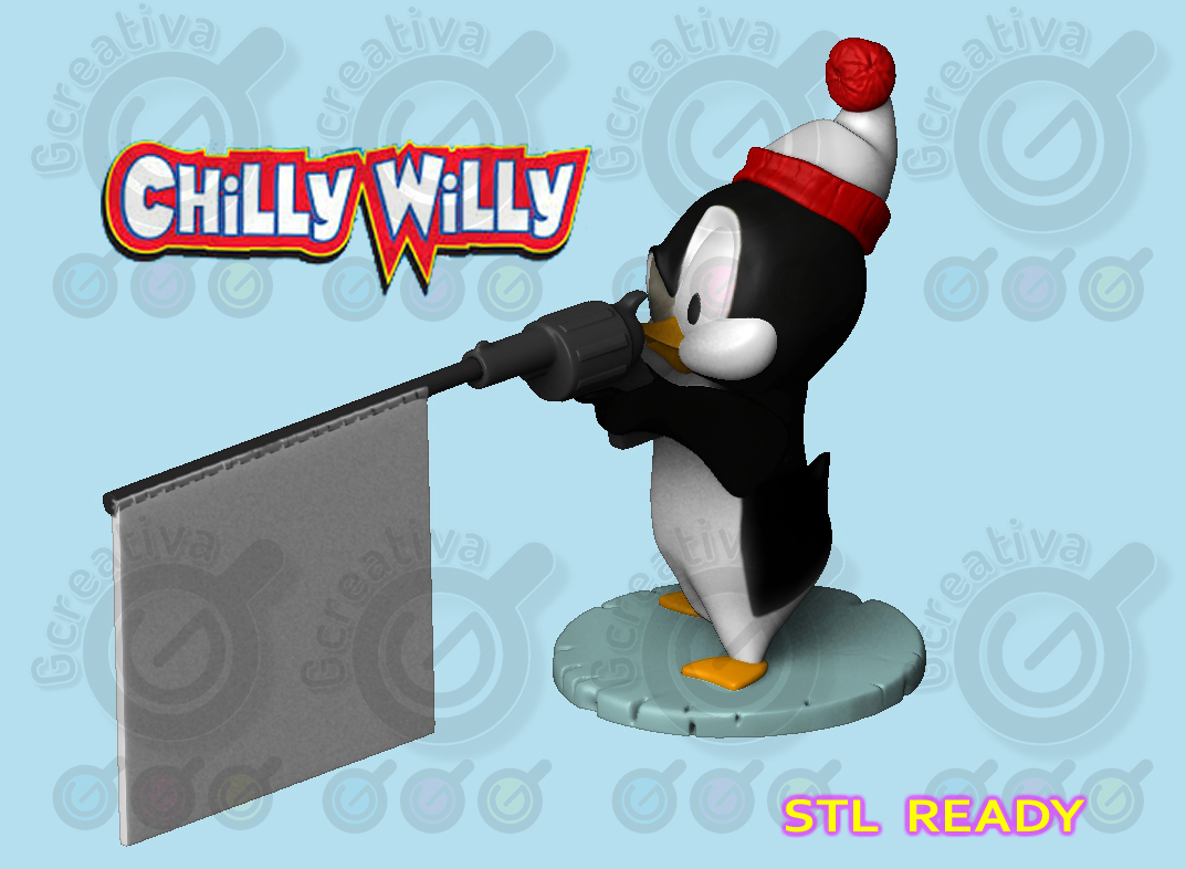 STL file CHILLY WILLY 🎨 ・Template to download and 3D print・Cults