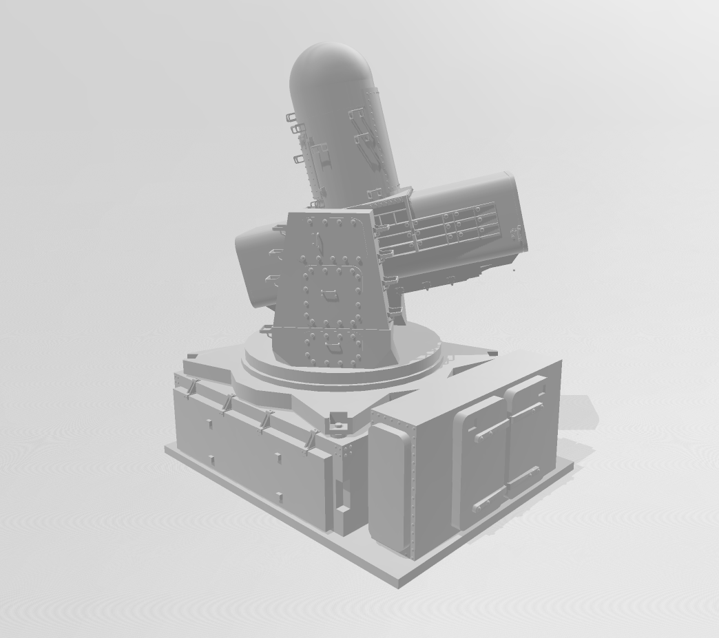 🔫 SeaRAM - CIWS (CLOSE-IN WEAPON SYSTEM)・ STL File for ・Cults