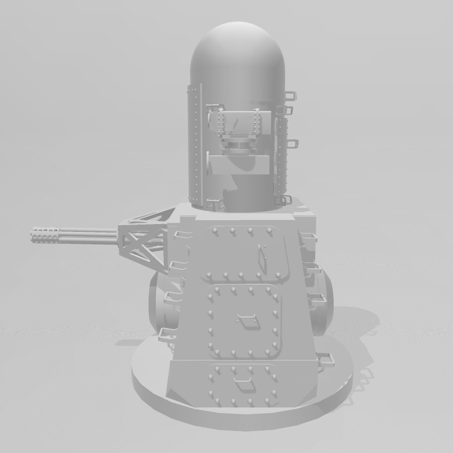 🔫 PHALANX - CIWS (Close-in Weapon System)・ STL File for ・Cults
