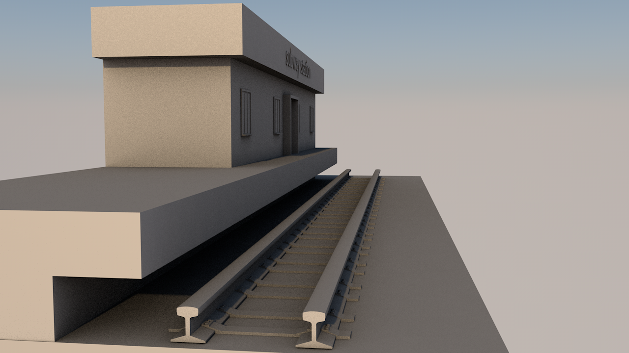 Бесплатный STL файл Станция метро 🏰 (OBJ)・3D-печать объекта для ...