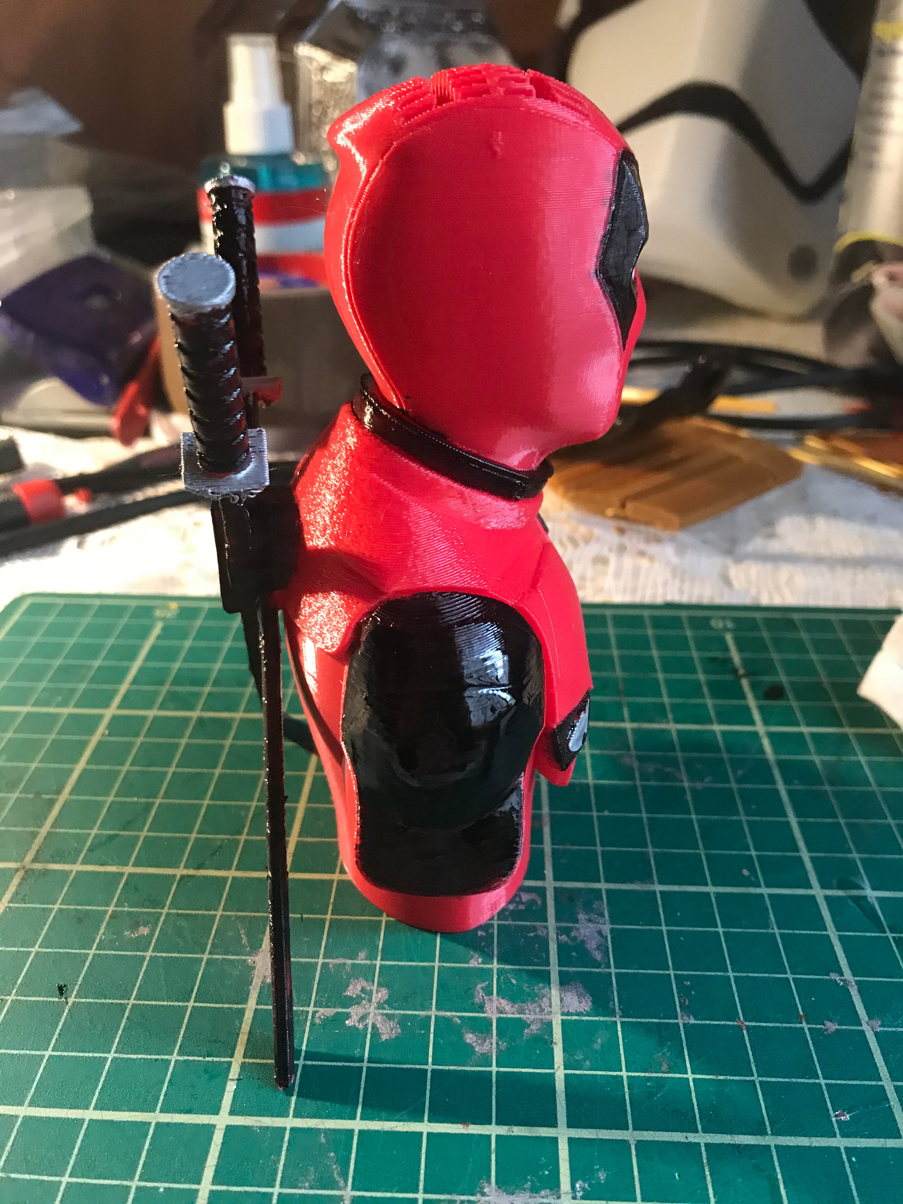 3D print deadpol sd/micro sd holder・Cults