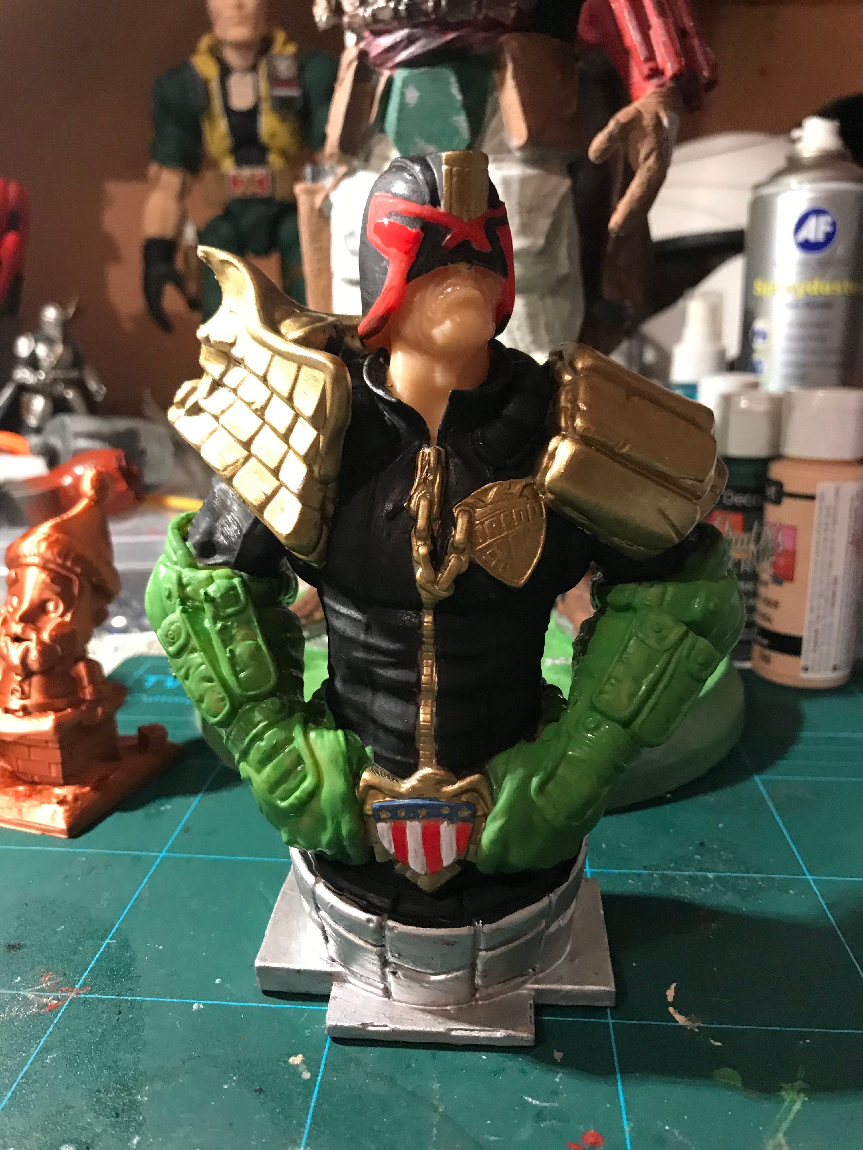 3D printable Judge Dredd (fan art)・Cults