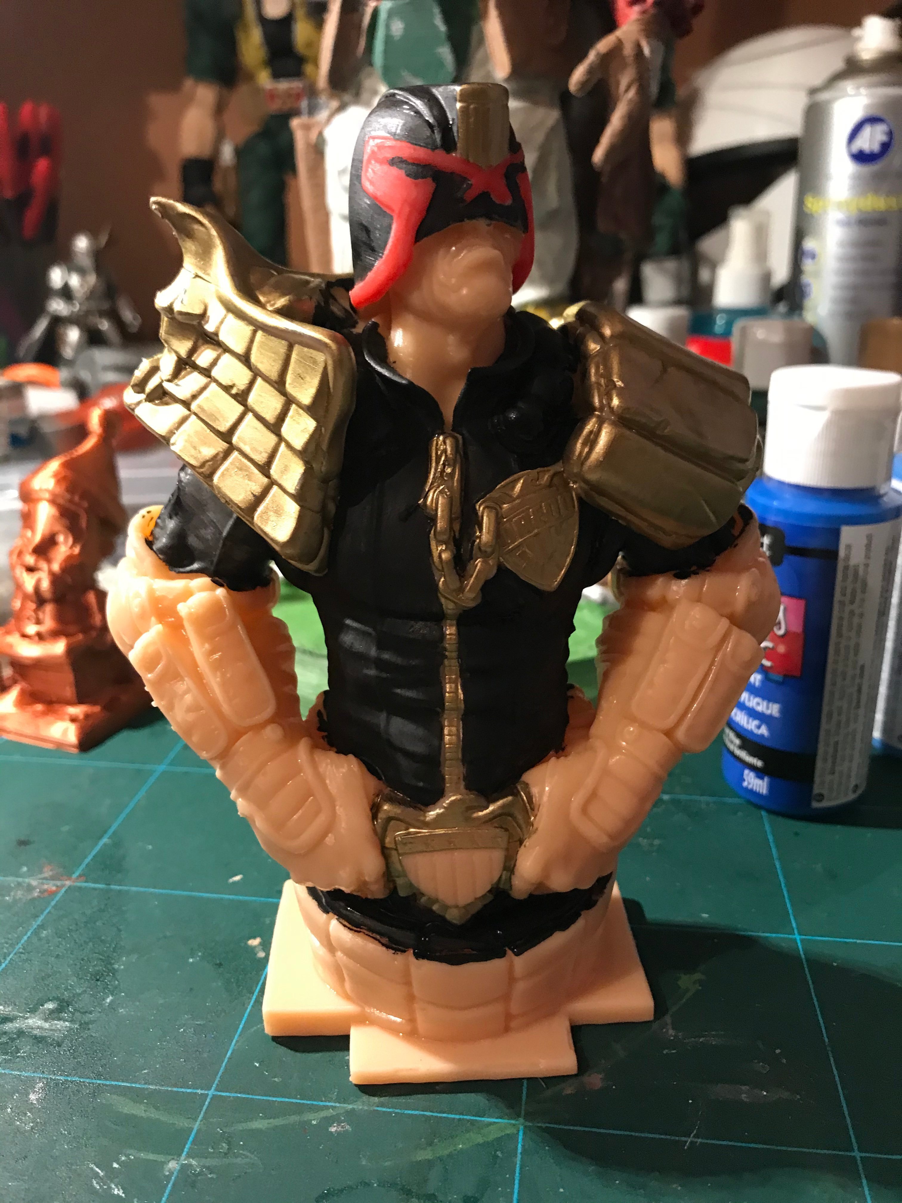 3d Printable Judge Dredd Fan Art ・cults