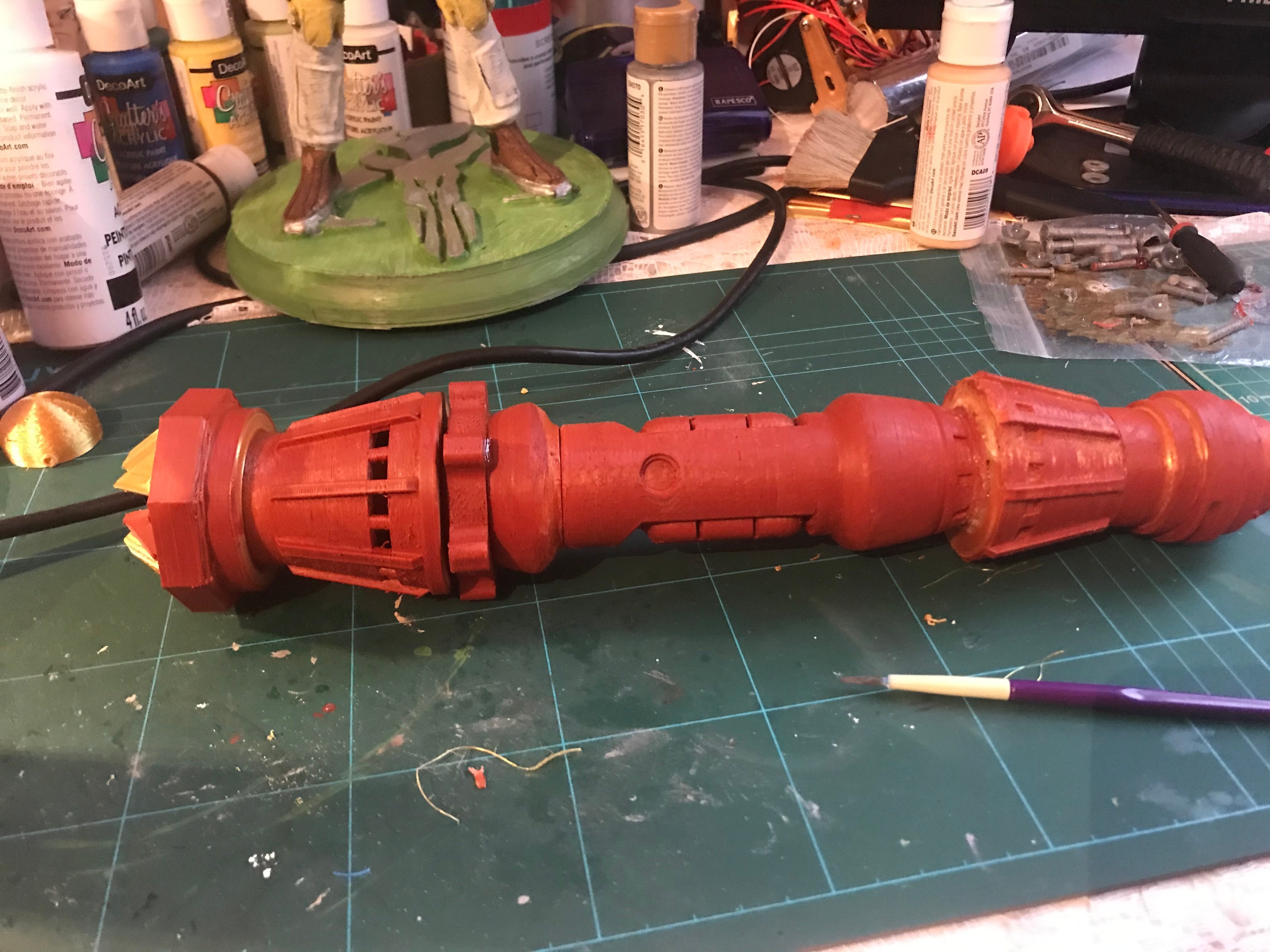 3D printing Rey Skywalker's Lightsaber・Cults