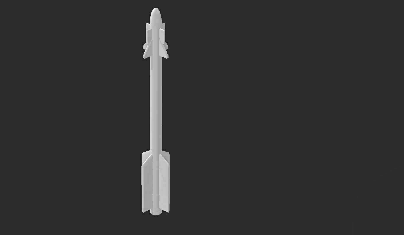STL file Vympel R-73 Archer Missile 🪖 (OBJ and 3MF)・3D printing idea to ...