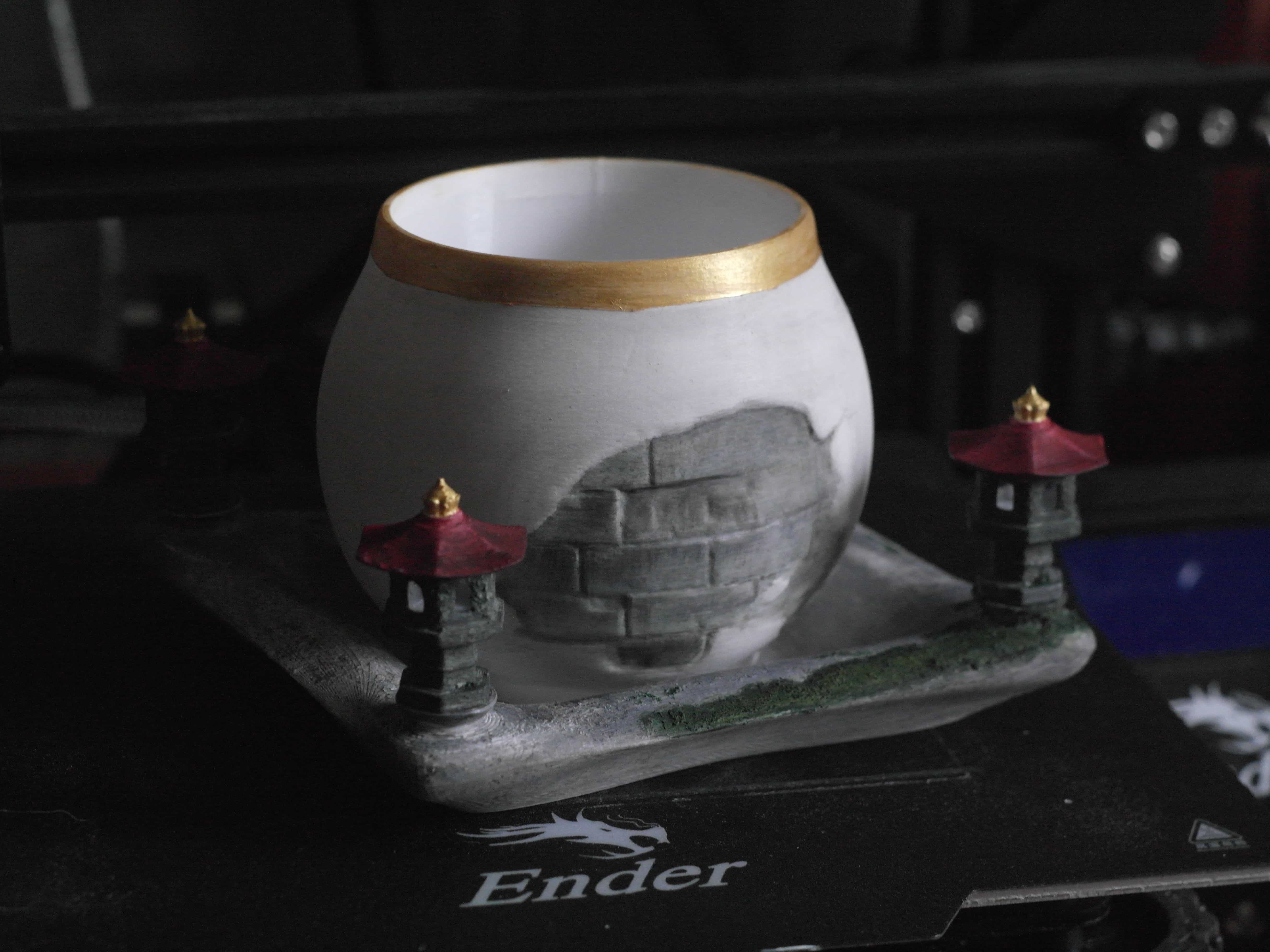 Free STL file japanese style flower pot 💐・3D printable object to ...