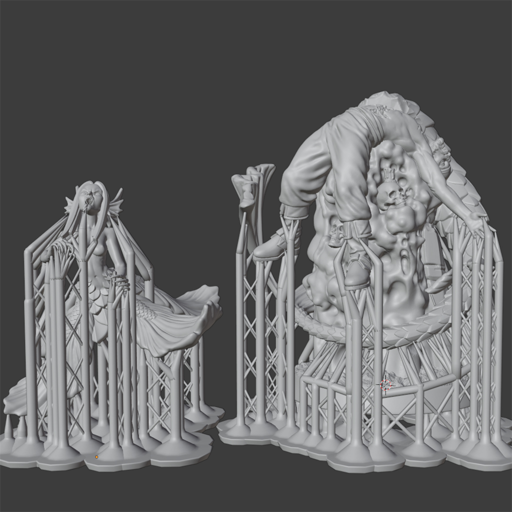 STL file Mermaids Bundle 👹・Model to download and 3D print・Cults