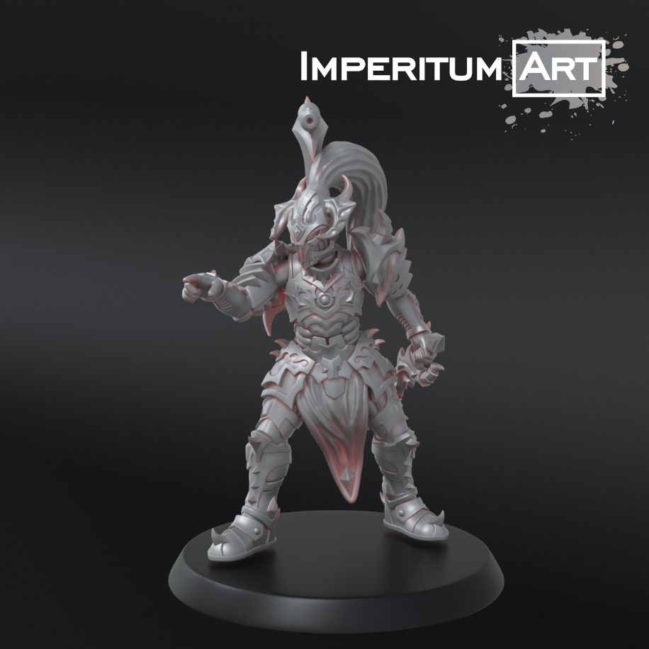 🧝 Dark Elf Overlord・ 3D File for ・Cults