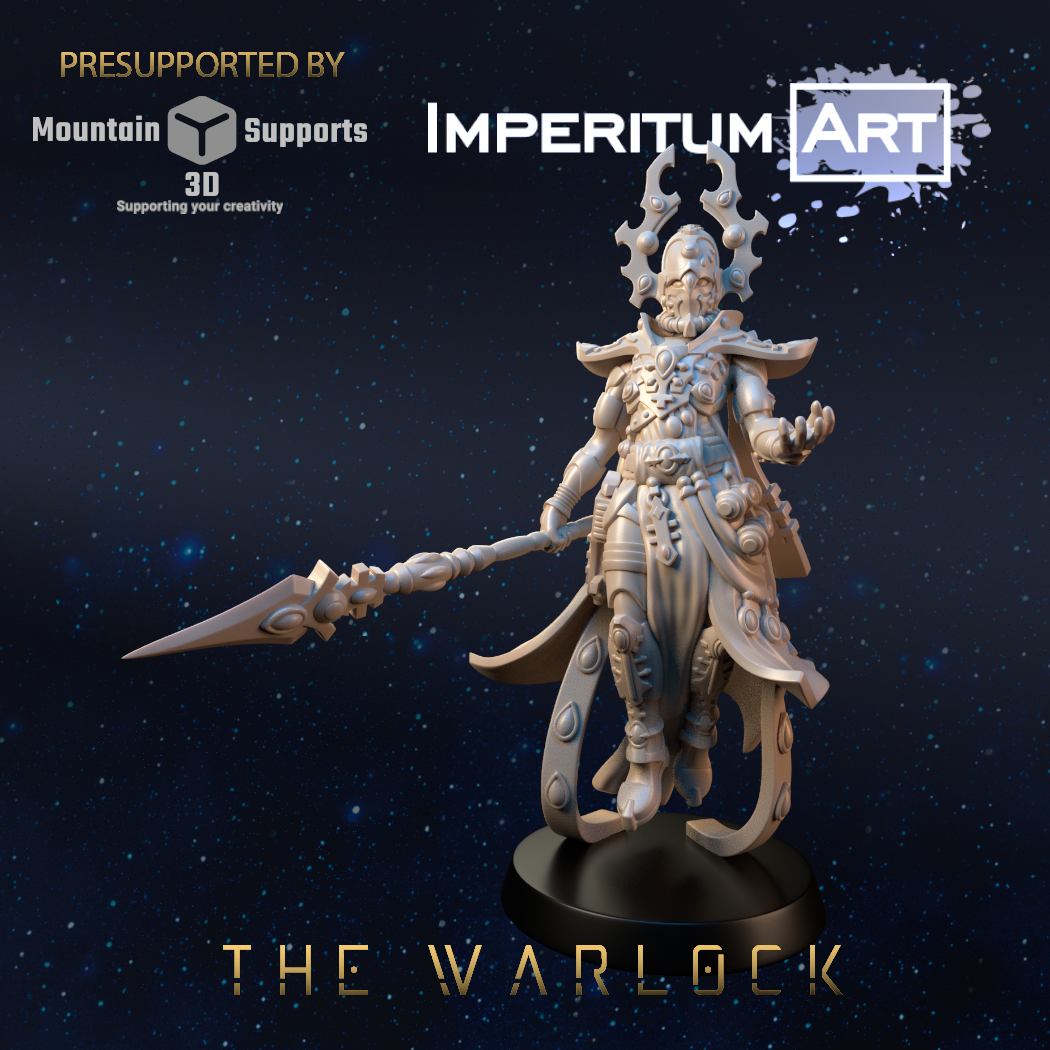 ⚔ The Warlock・ 3D File for ・Cults