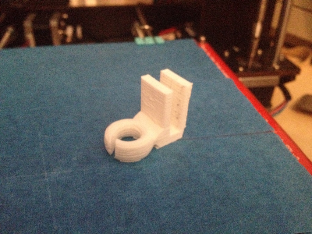 3D printed Prusa i3 Filament Guide for 5mm Perspex frame・Cults
