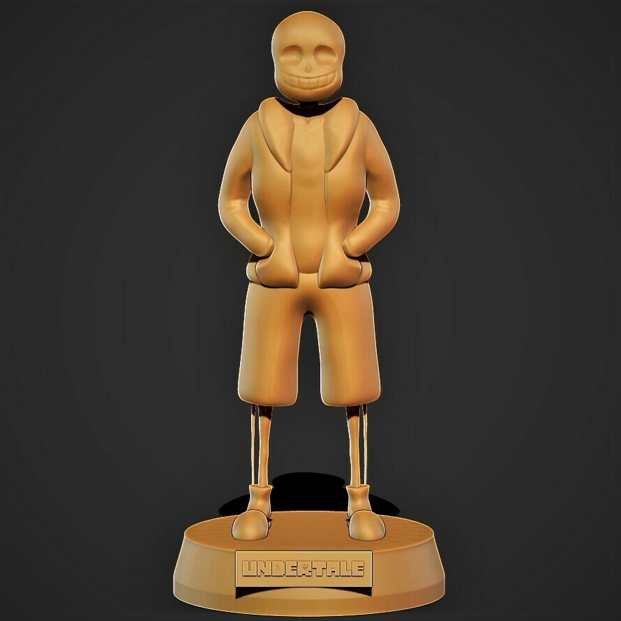 🎮 Sans Undertale・ 3D File for 3D printing・Cults