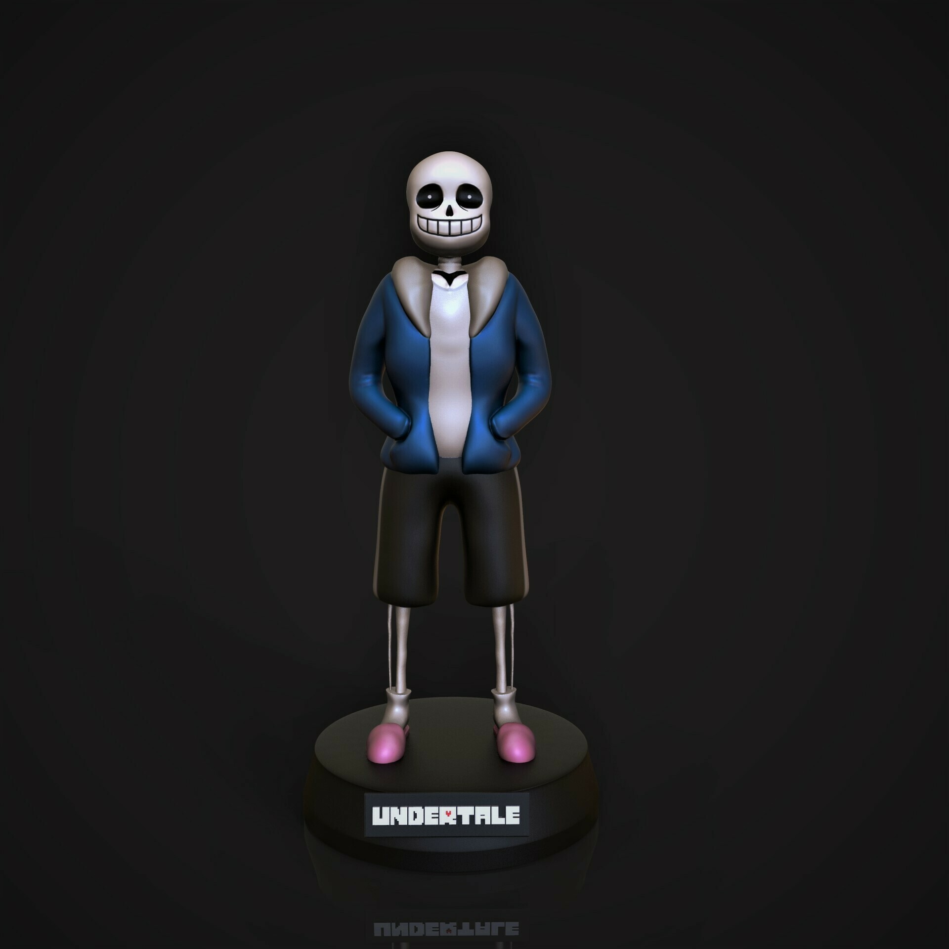 🎮 Sans Undertale・ 3D File for 3D printing・Cults