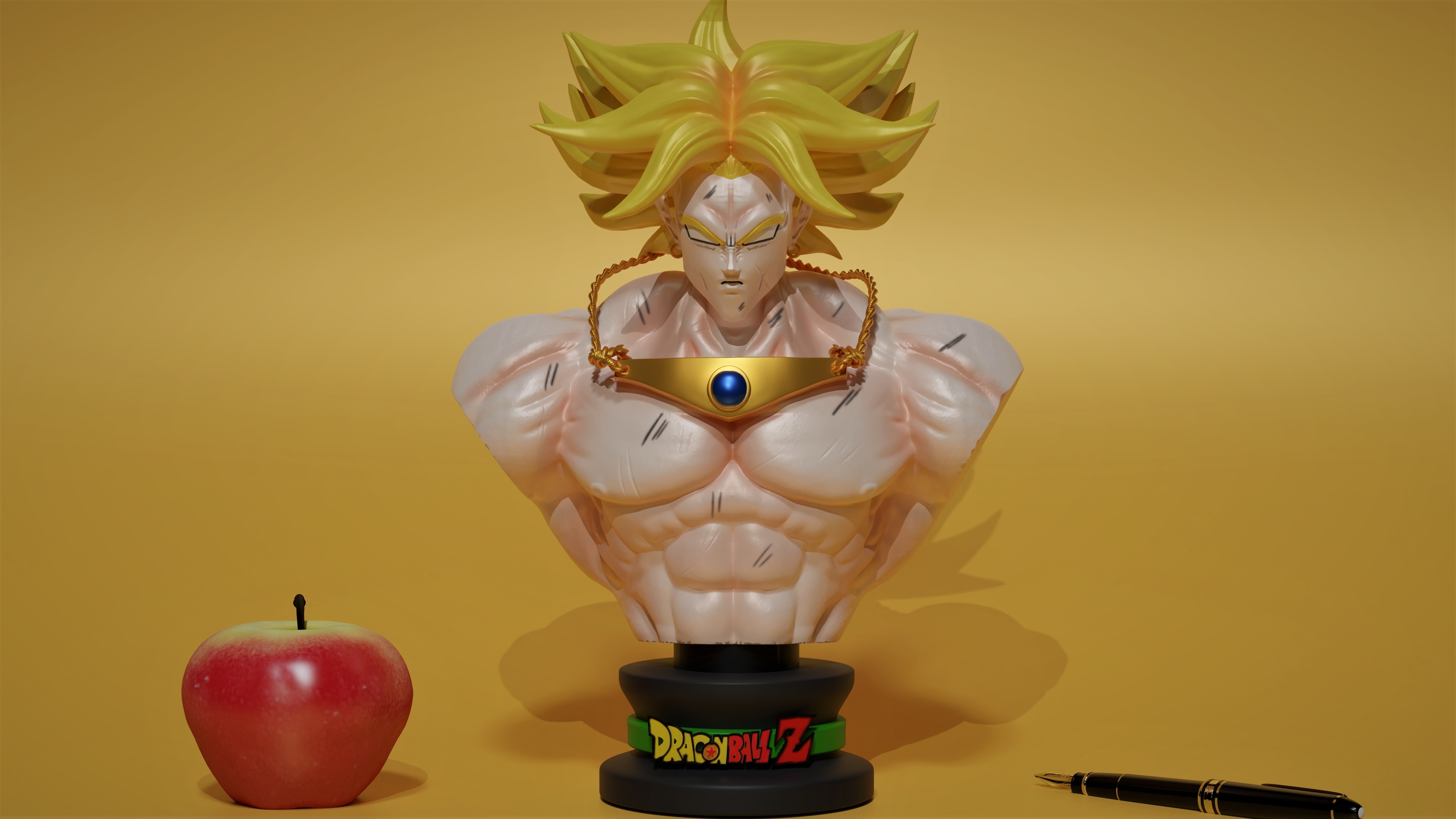 3D file Broly Bust 👤・Template to download and 3D print・Cults