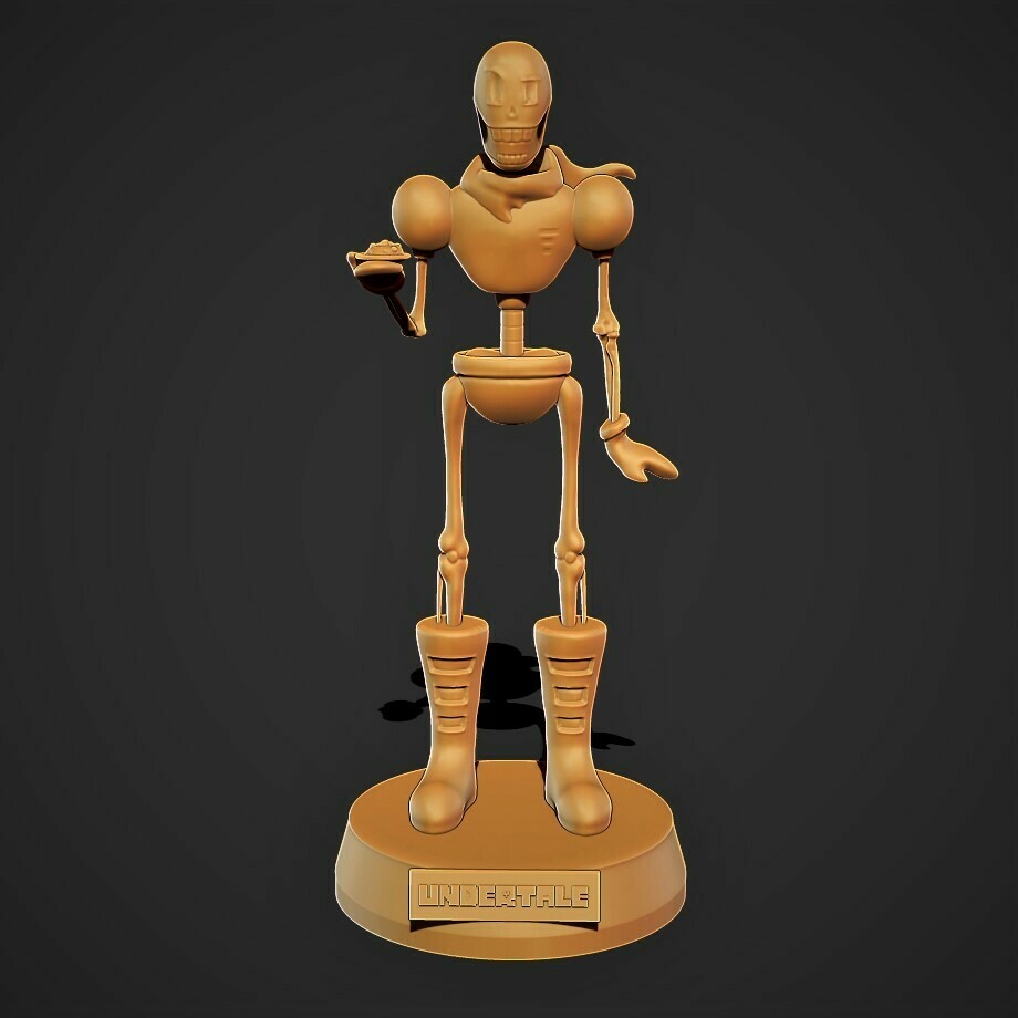 3D file Papyrus Undertale 🎮 ・3D print model to download・Cults