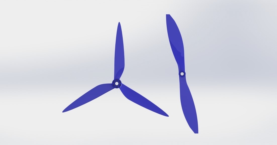 STL file Quadcopter Propeller (2 & 3 Blades) 🚁 (3MF)・3D printing ...