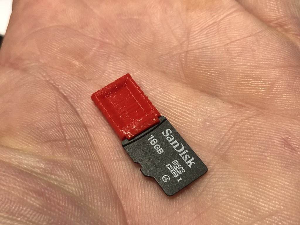 Free STL file Grip Clip - Micro SD Card Holder Extension 🔧 ・Design to ...