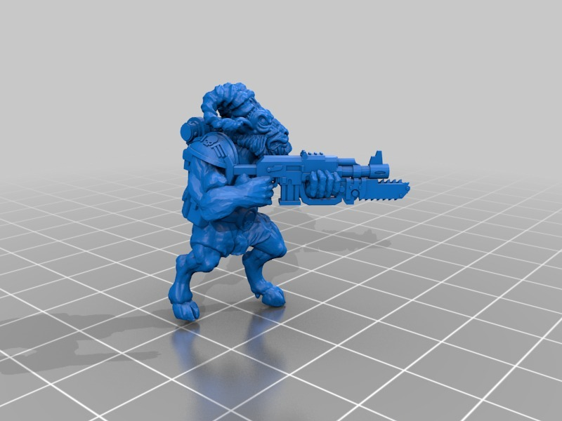 🛰 Imperial space army Beast-People・Free 3D File for ・Cults