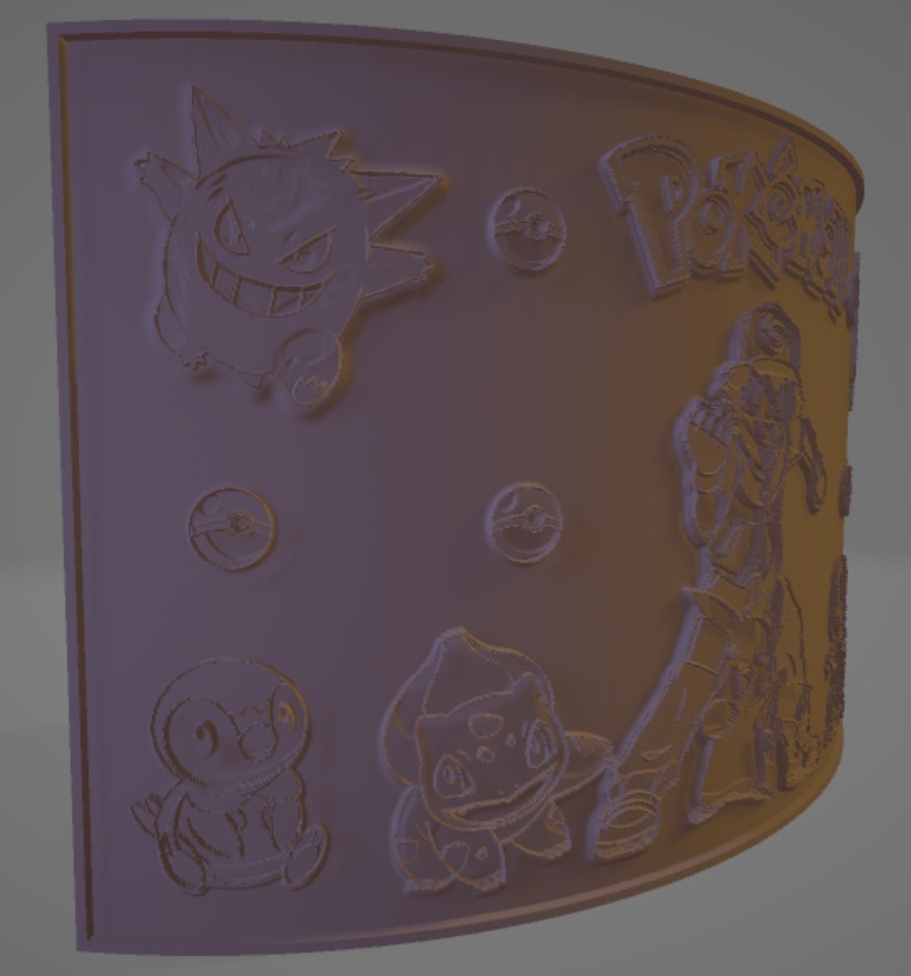 👽 Lithophane Pokémon・ STL File for ・Cults