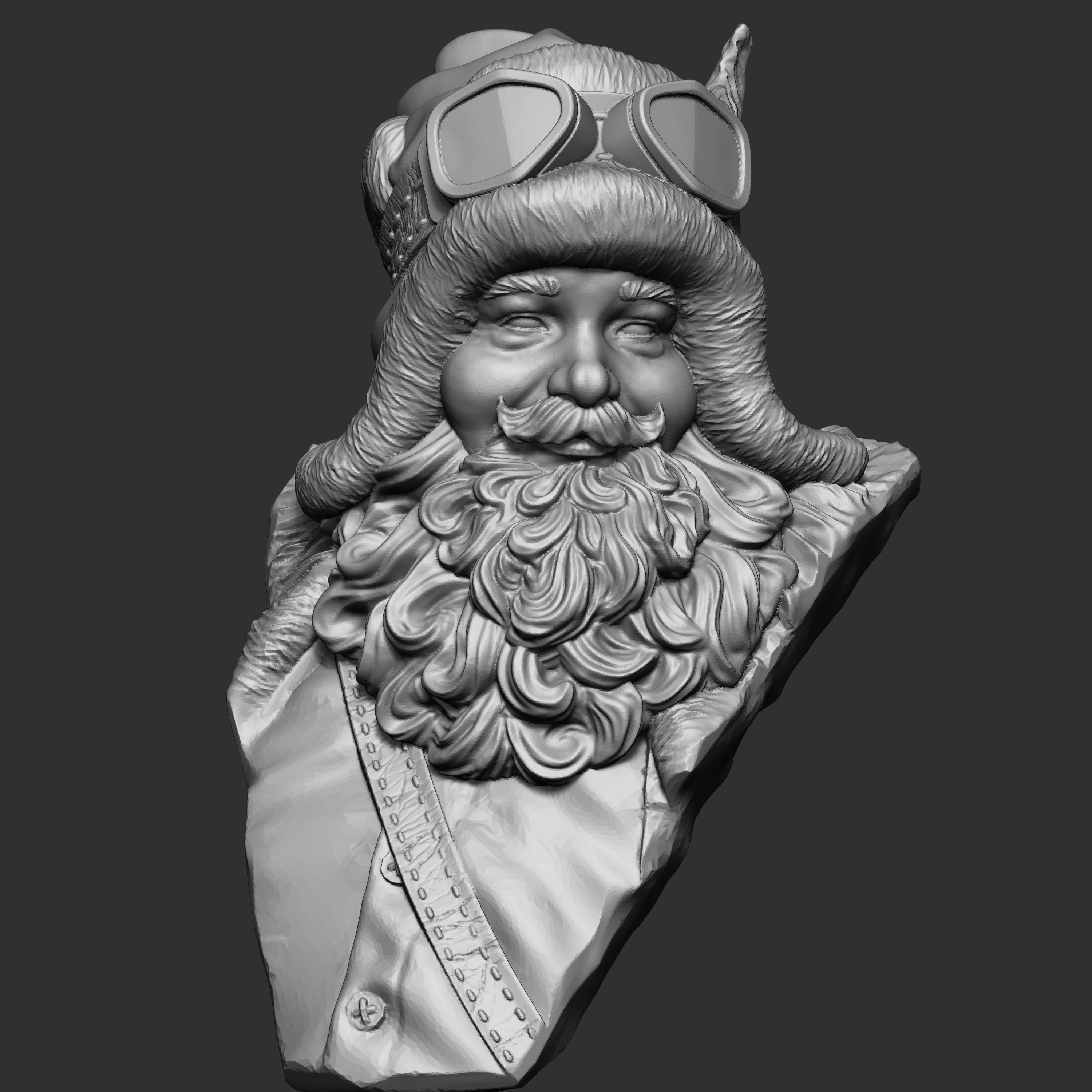 Free STL file Santa Claus Bust 🎅 ・3D printable model to download・Cults