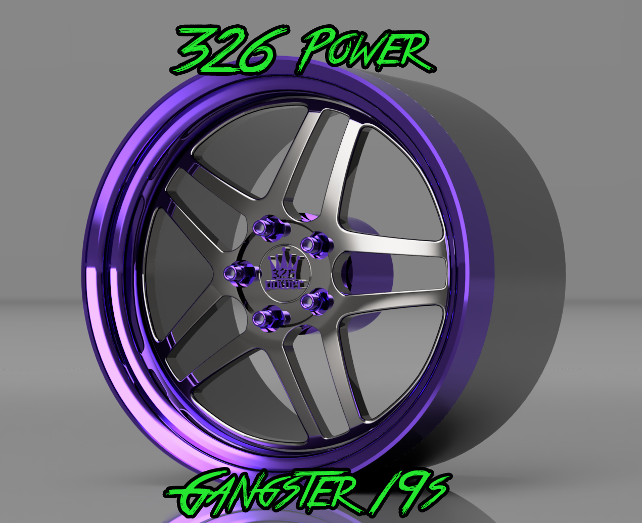STL file 1/24 326 Power Gangster 19s w/Tyre 👽 ・Model to download and 3D ...