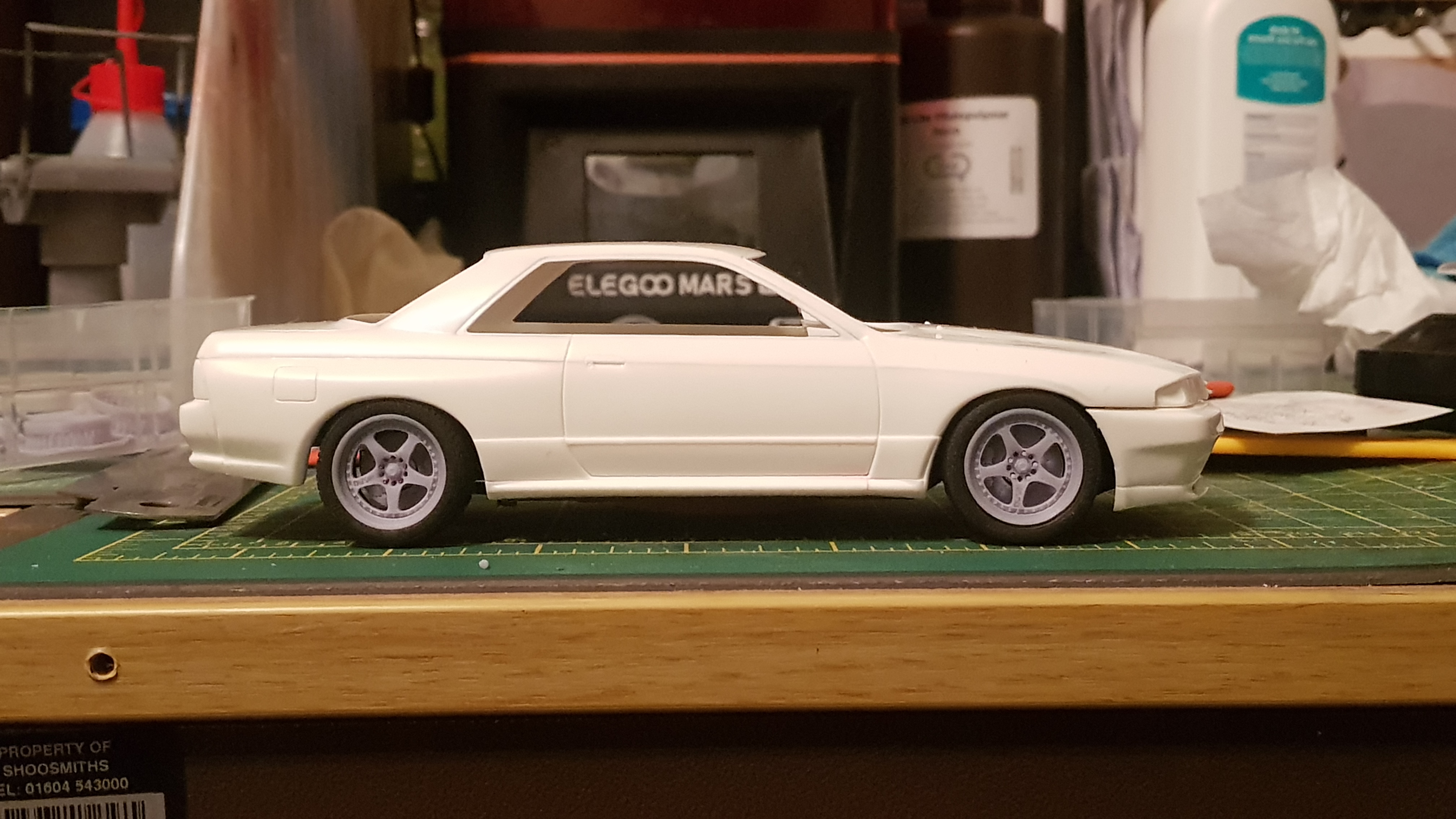 👽 1/24 Fujimi R32 Skyline GTR modded suspension (F&R)・ STL File for ・Cults