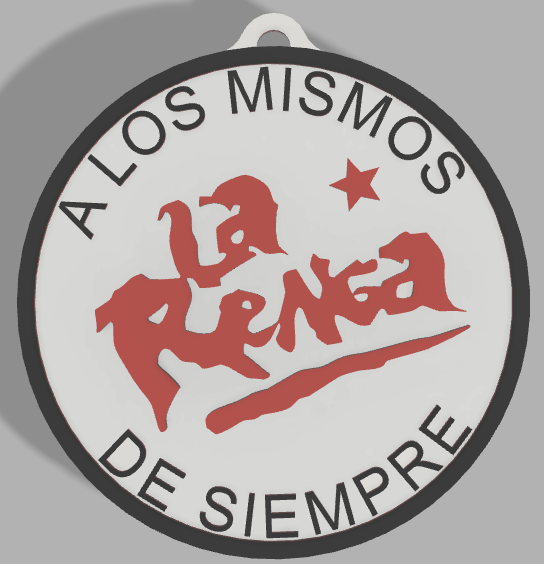 🗝️ La Renga keychain・Archivo STL para ・Cults