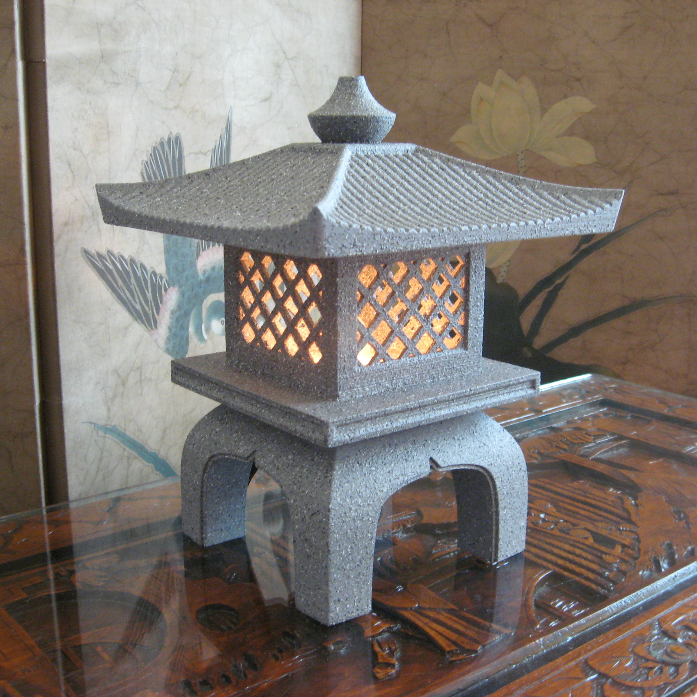 🏮 Japanese Garden Lantern Lamp (Ishi-Doro)・Free STL File for ・Cults