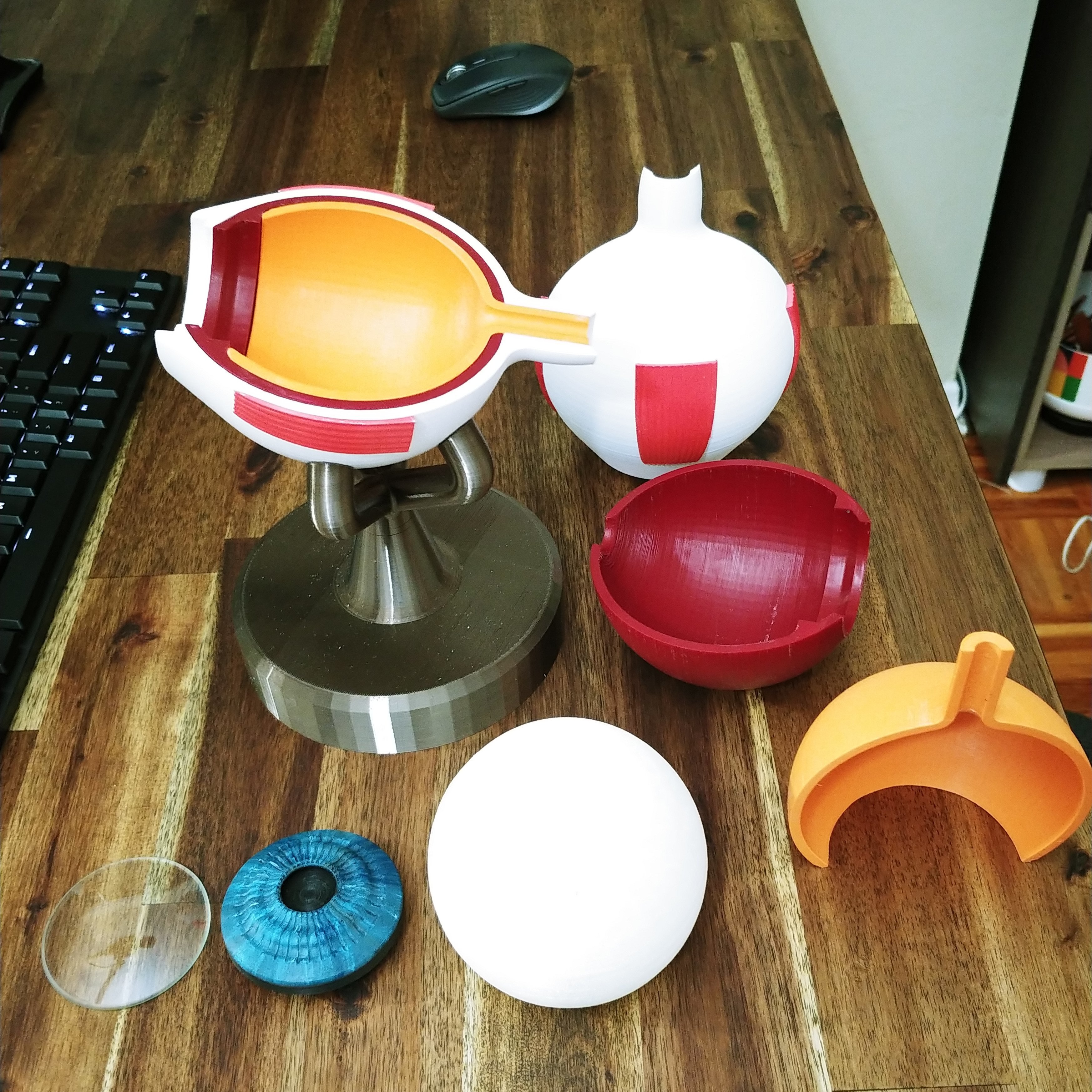 3D printing 3d model-replica of a human eye anatomy・Cults