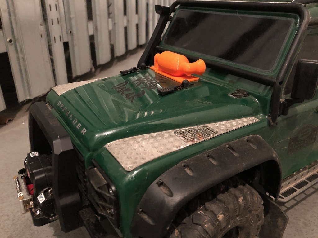 🧞‍♂️ Air filter on the hood - TRX4 - Defender - Axial・Free 3D File for ...