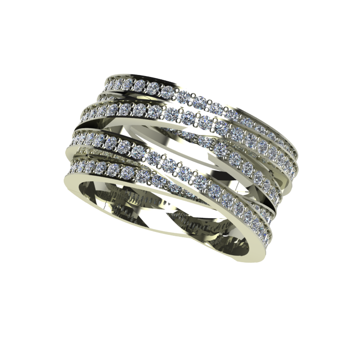 STL file Unique 5 Band Overlap Stacking Set 🎁 ・Template to download and ...