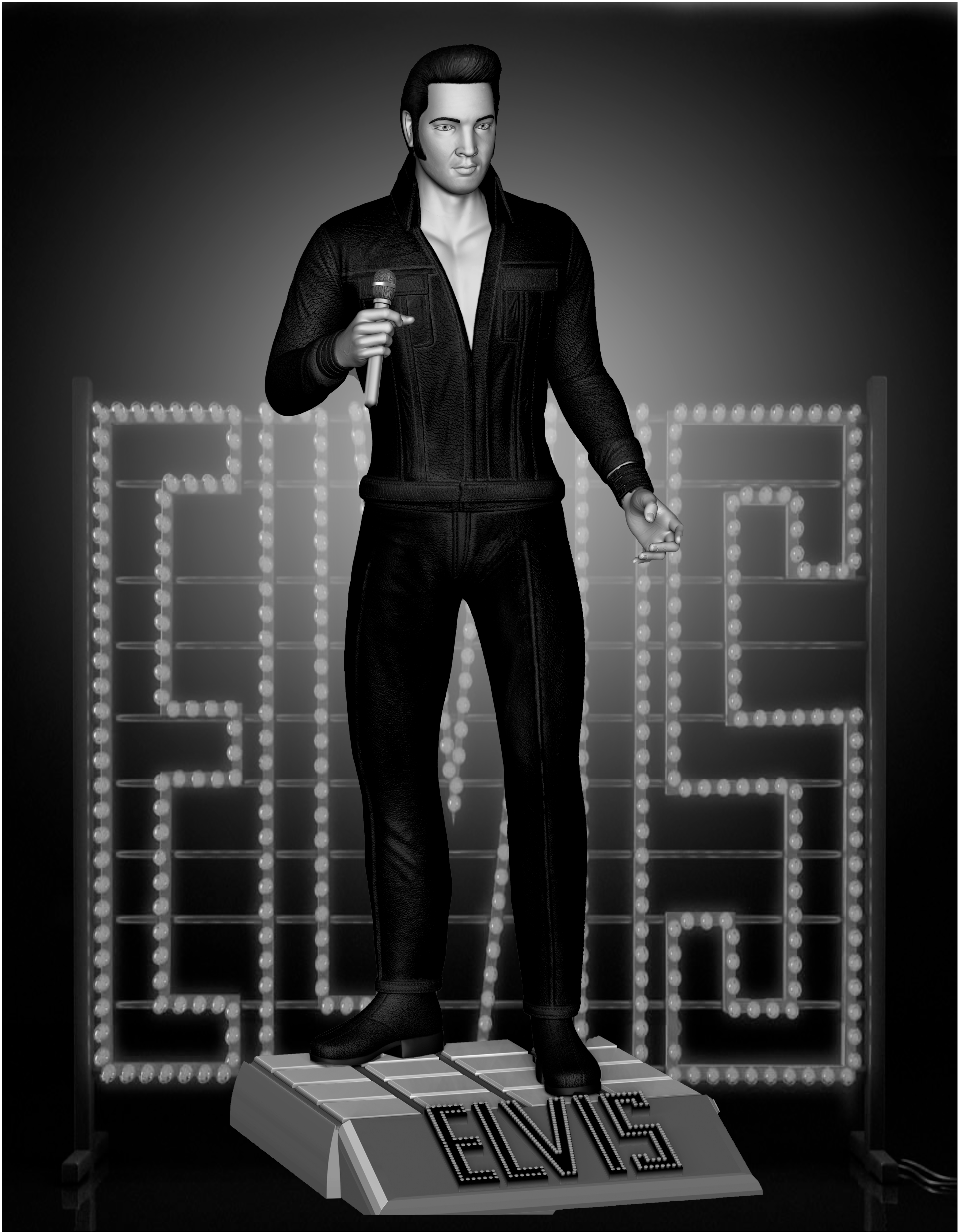 STL file Elvis Comeback 🪨 ・3D print design to download・Cults