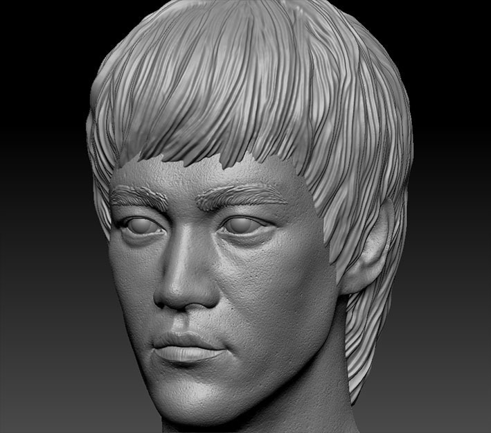 Fichier STL Bruce Lee 👫・Modèle à imprimer en 3D à télécharger・Cults