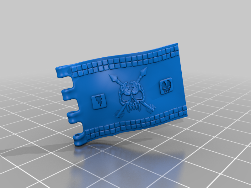 🐺 Evil Dwarf Hobgoblin Archers Wolf Riders Banner・Free 3D File for ・Cults