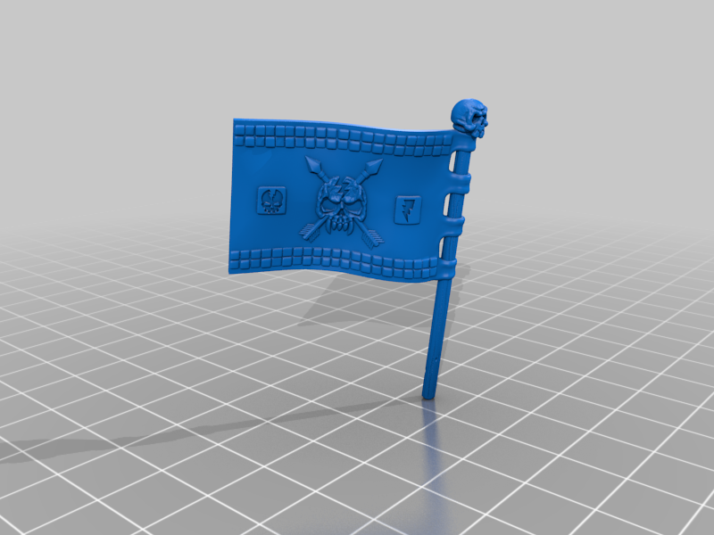 🐺 Evil Dwarf Hobgoblin Archers Wolf Riders Banner・Free 3D File for ・Cults