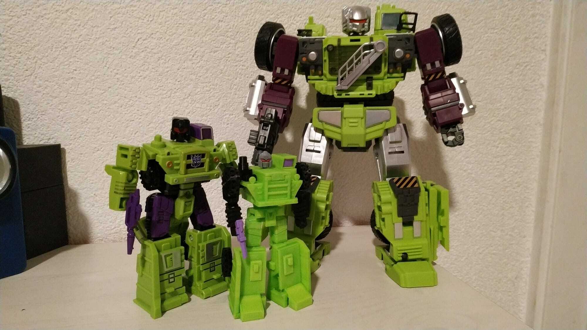🤖 G1 Constructicons Long Haul・3D Print・Cults