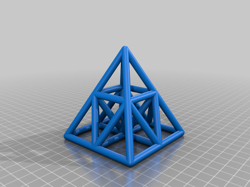 Free STL file hollow_pyramid_2 🔧 (SCAD)・3D printable design to download ...