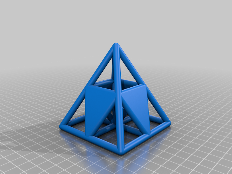 Arquivo grátis STL pirámide_hueca_2A 🎨 (SCAD)・modelo para impressão 3D ...