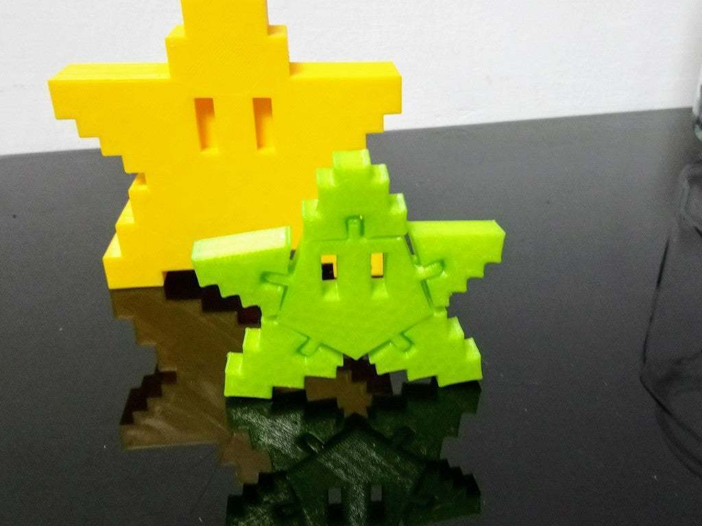 Free STL file Articulated pixel star ⭐ ・3D printable object to download ...