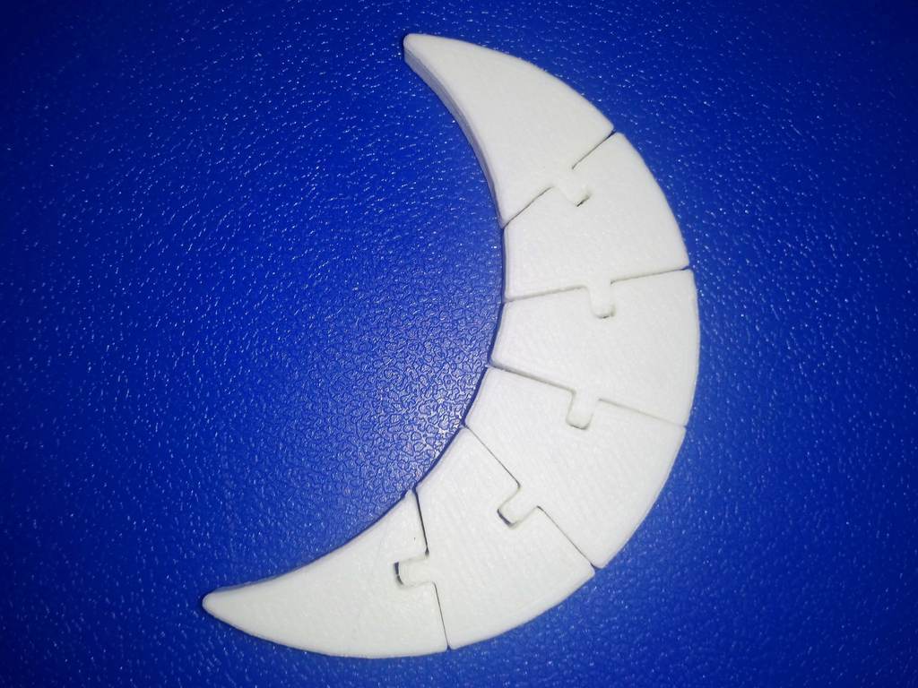 Free STL file Articulated moon 🌙 ・3D printer model to download・Cults