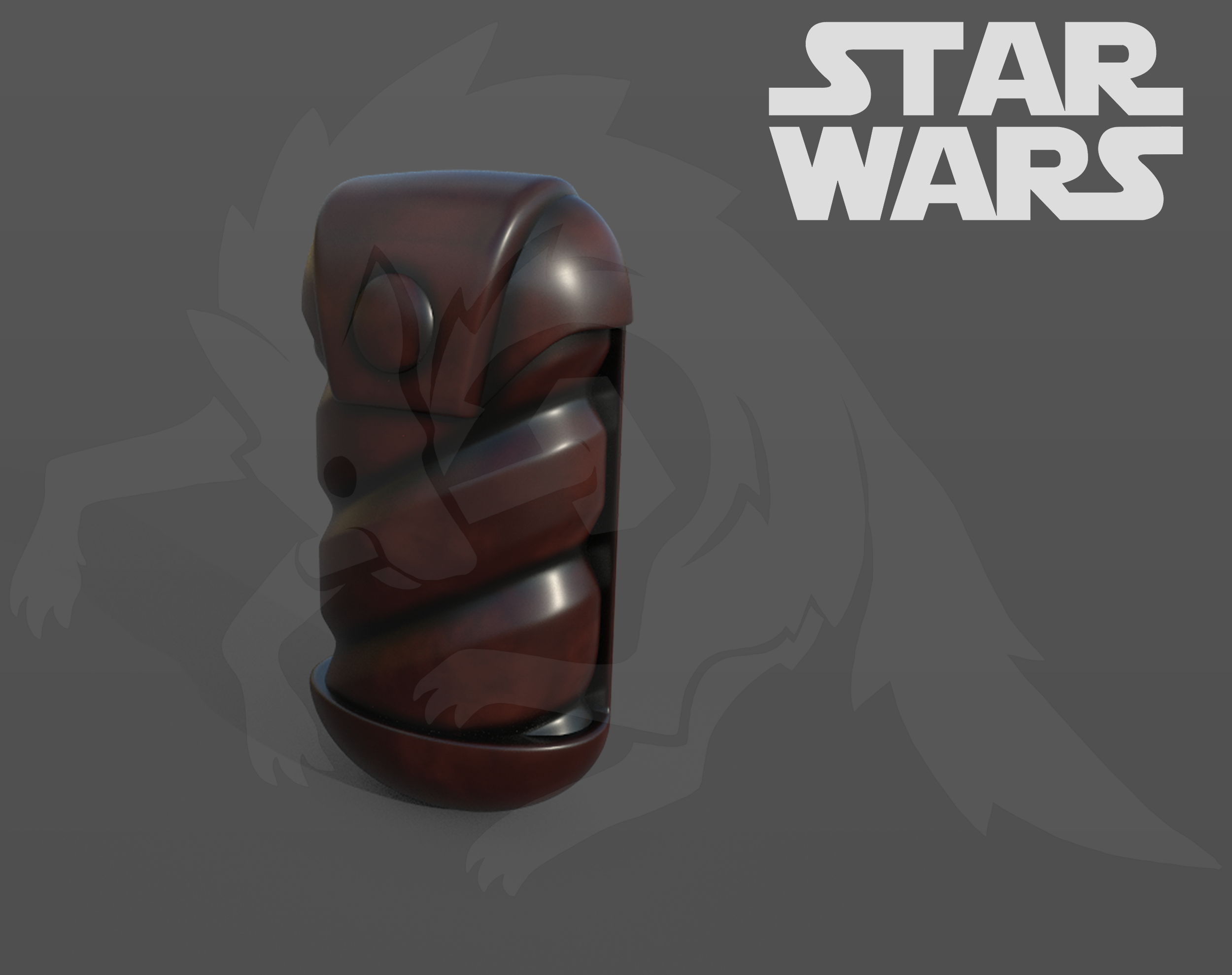 🤏 Jedi Belt Pouch Small for cosplay・Free OBJ File for 3D printing・Cults