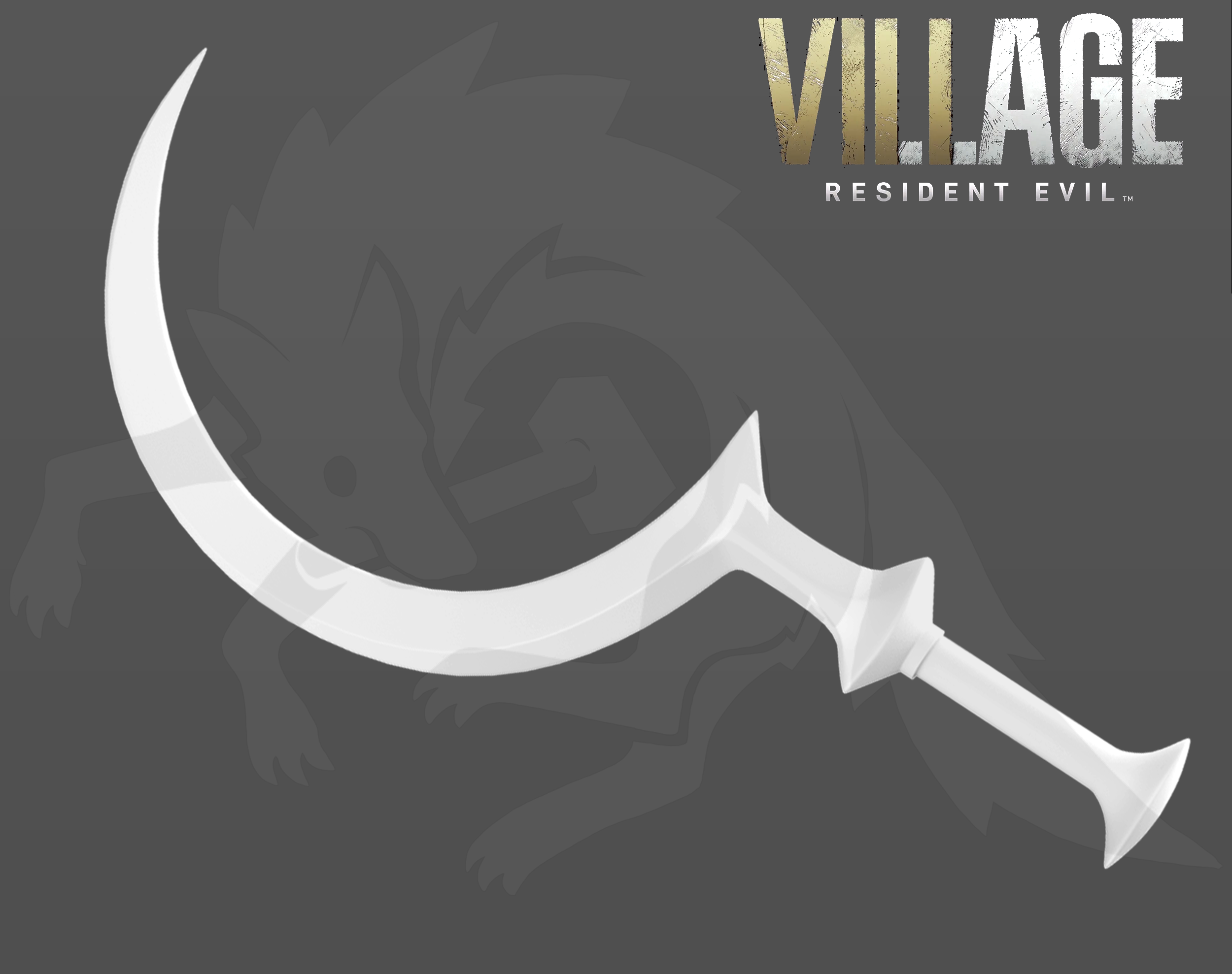 ☣️ Residual Evil Village Modelo 3D La hoz de la hija de Dimitrescu para ...