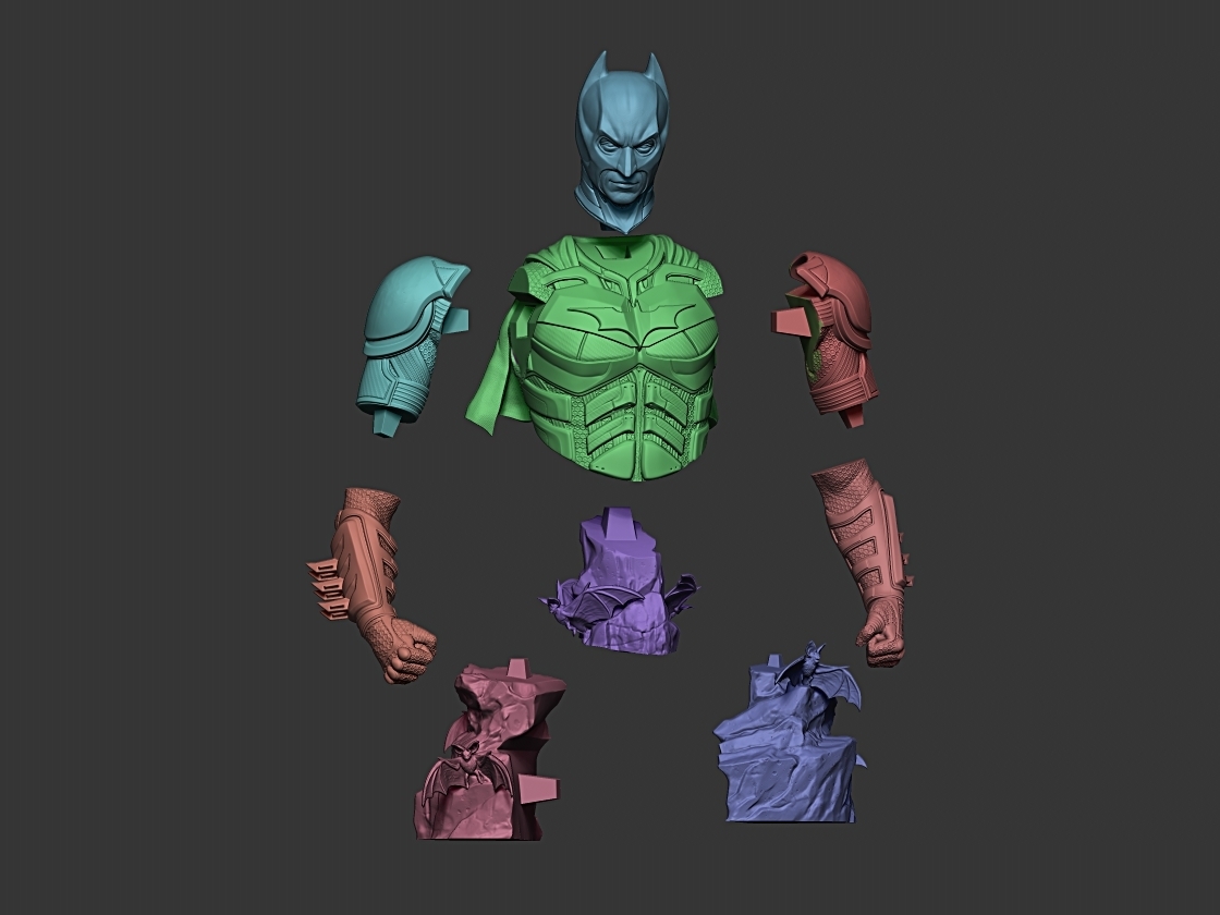 STL file Dark Knight Bust 👤 ・3D printer design to download・Cults