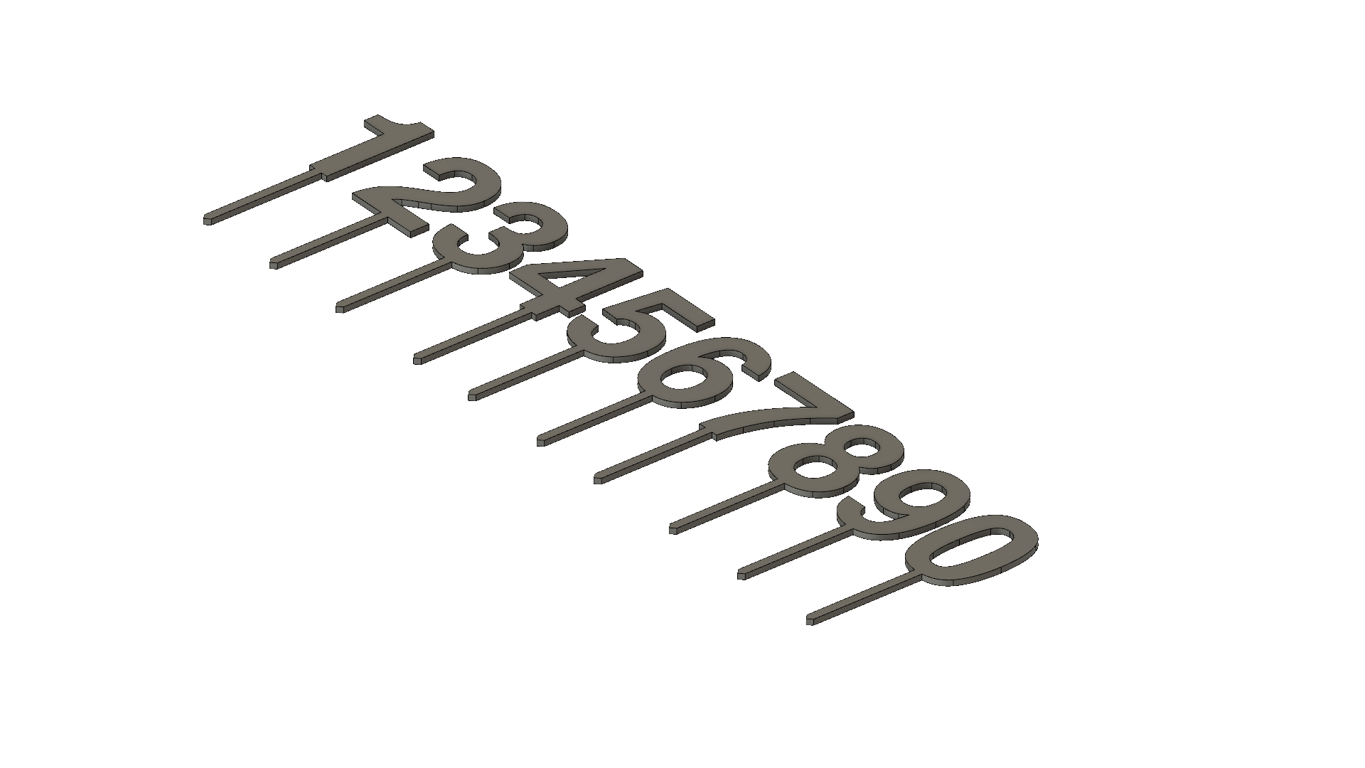 STL file Cake Toppers Numbers 🍰 (OBJ)・3D printer design to download・Cults