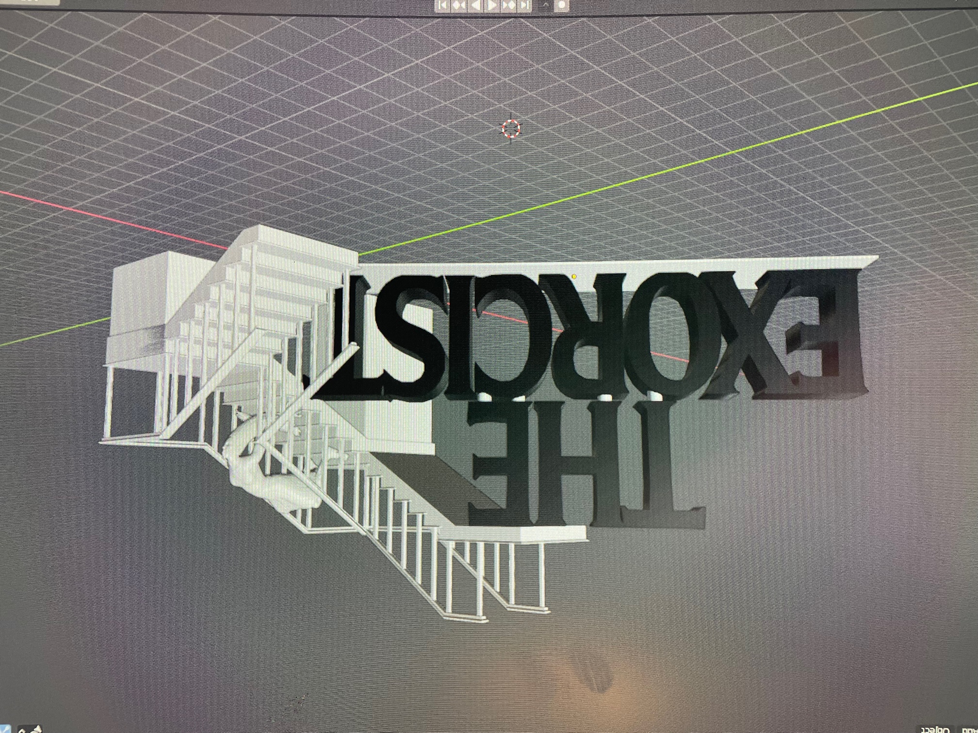 🎬 The Exorcist Horror Movie Staircase Scene Display・ STL File for 3D ...