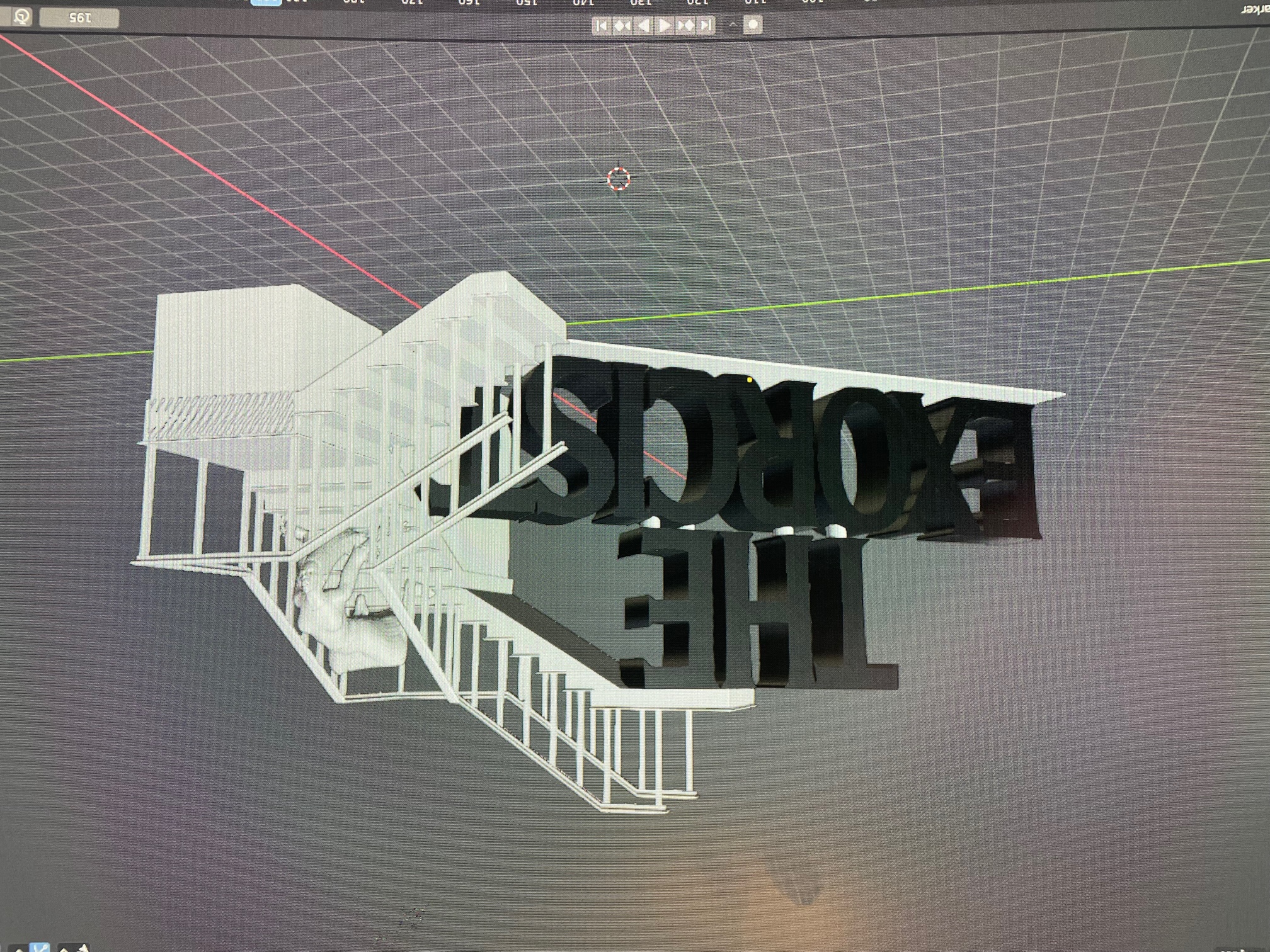 🎬 The Exorcist Horror Movie Staircase Scene Display・ STL File for 3D ...